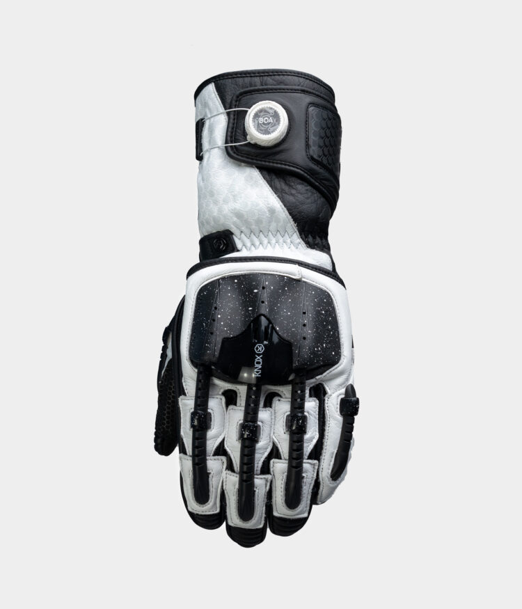 HANDROID GLOVES MK5 – Limited Edition (Black/White) – Motohut